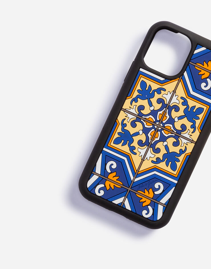 iPhone 11 Pro case in rubber with maiolica print