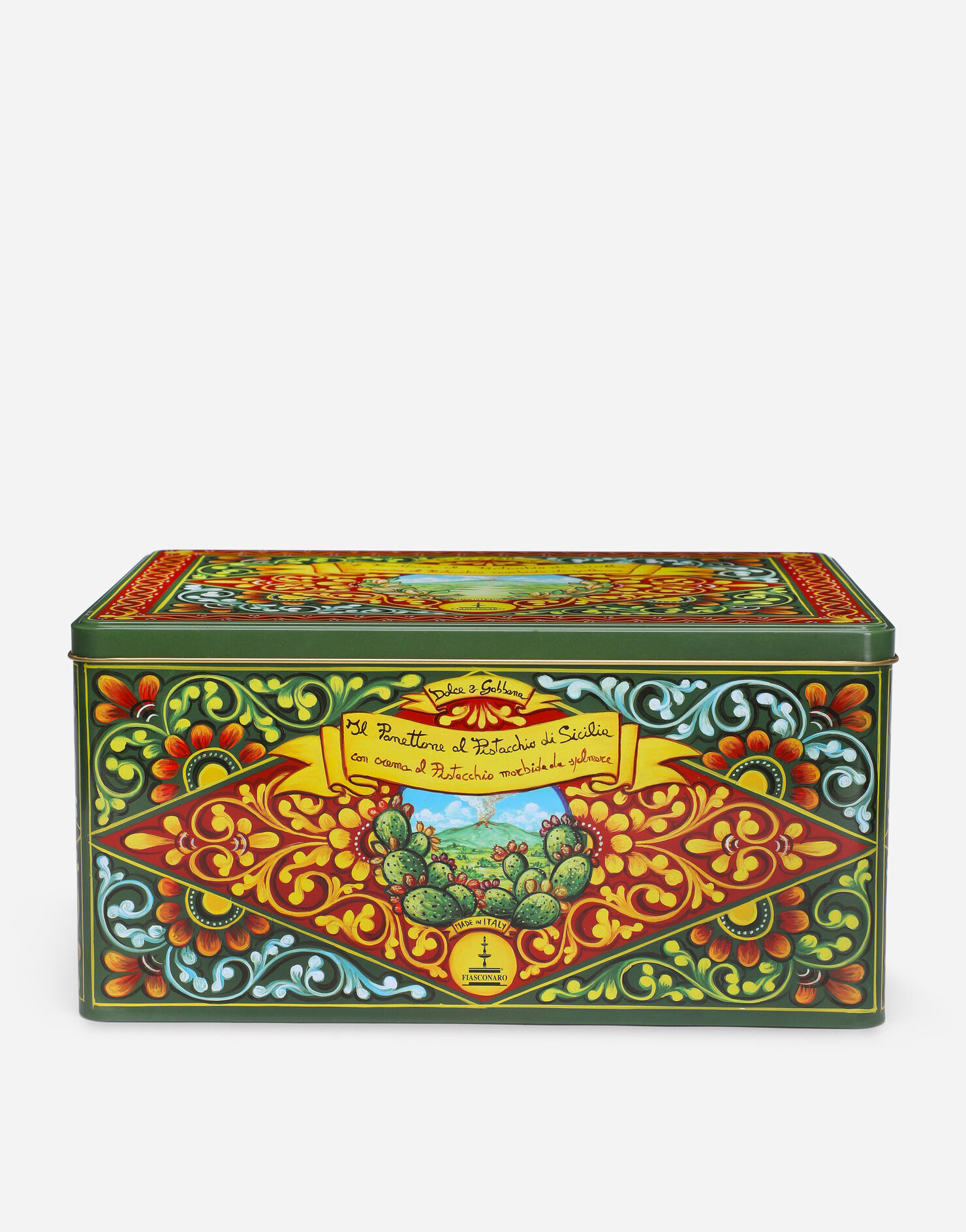 Sicilian Pistachio Panettone with Cream 1kg green box | DG®