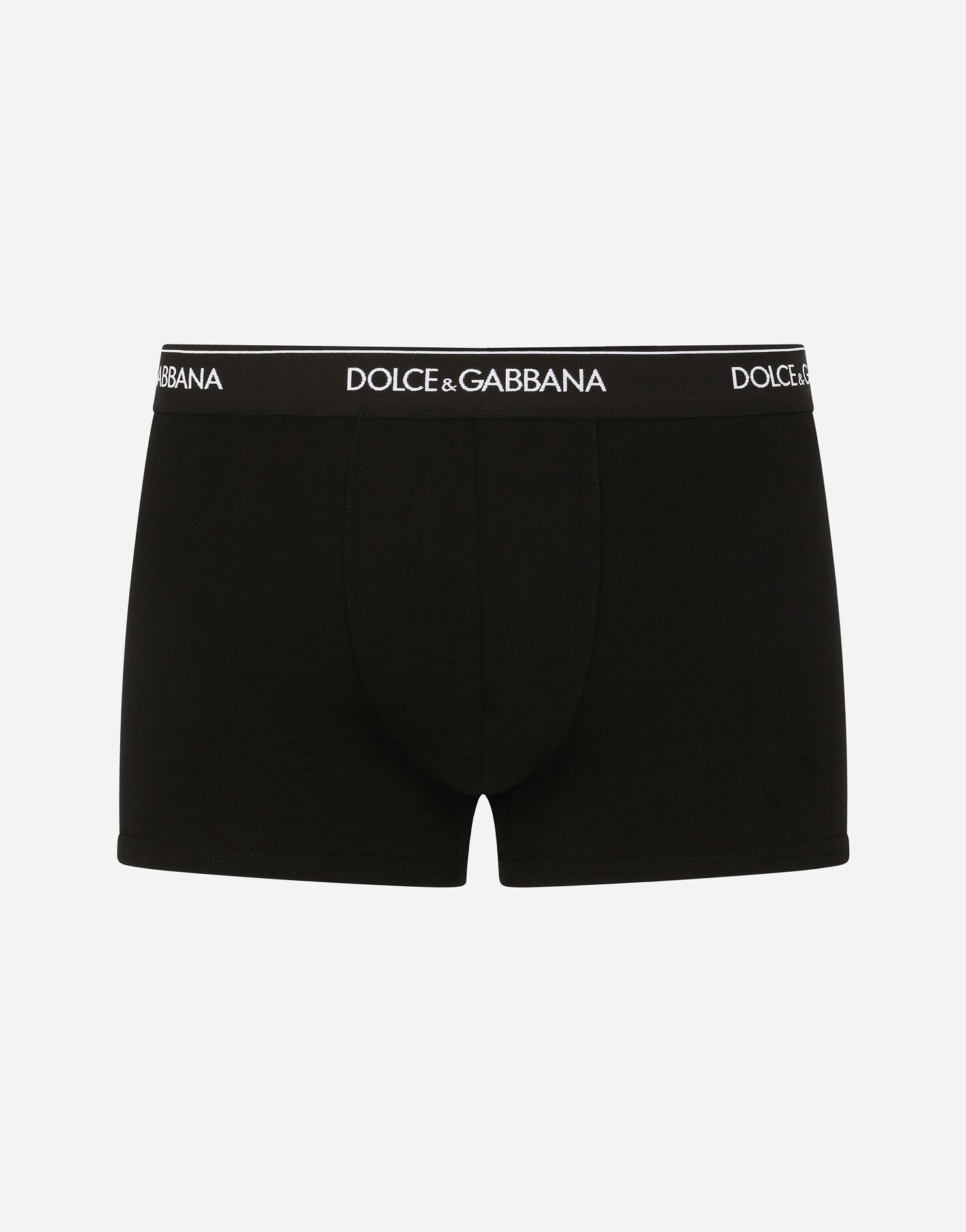 Stretch cotton regular-fit boxers two-pack in Black for Men | Dolce ...