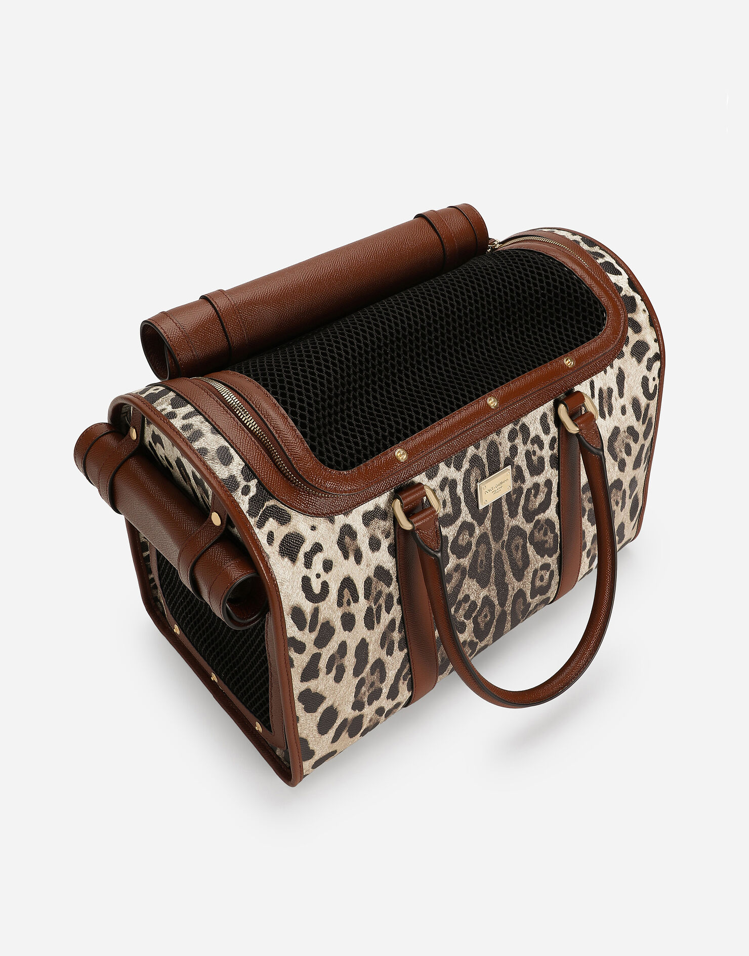 Dog carrier in Print | Dolce&Gabbana® US