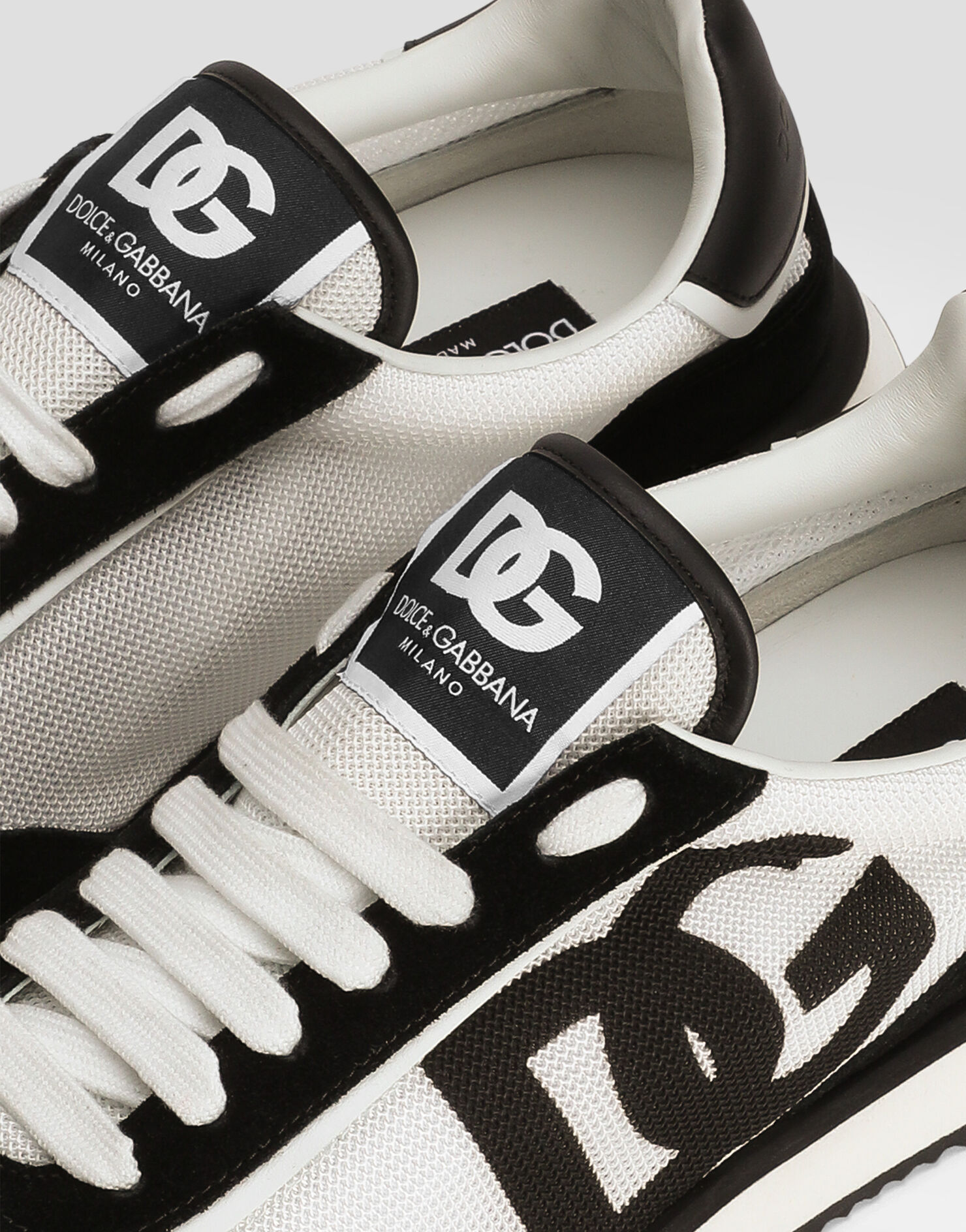 Mixed-material DG CUSHION sneakers in Multicolor for Men | Dolce&Gabbana®