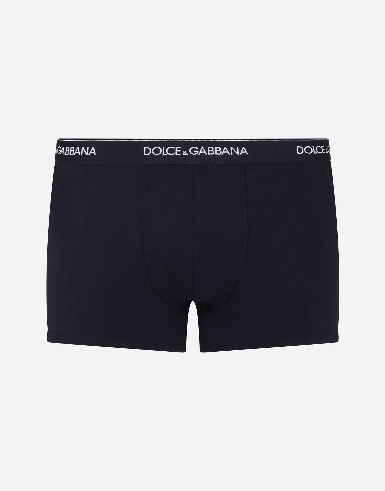 Stretch cotton regular-fit boxers two-pack in Blue for Men | Dolce ...