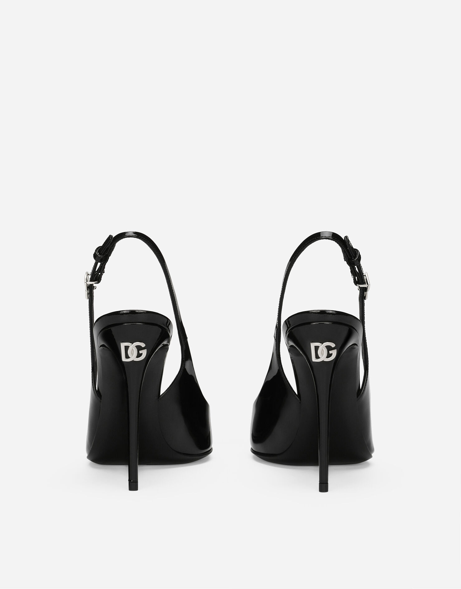 Patent leather slingbacks in Black for Women | Dolce&Gabbana® US