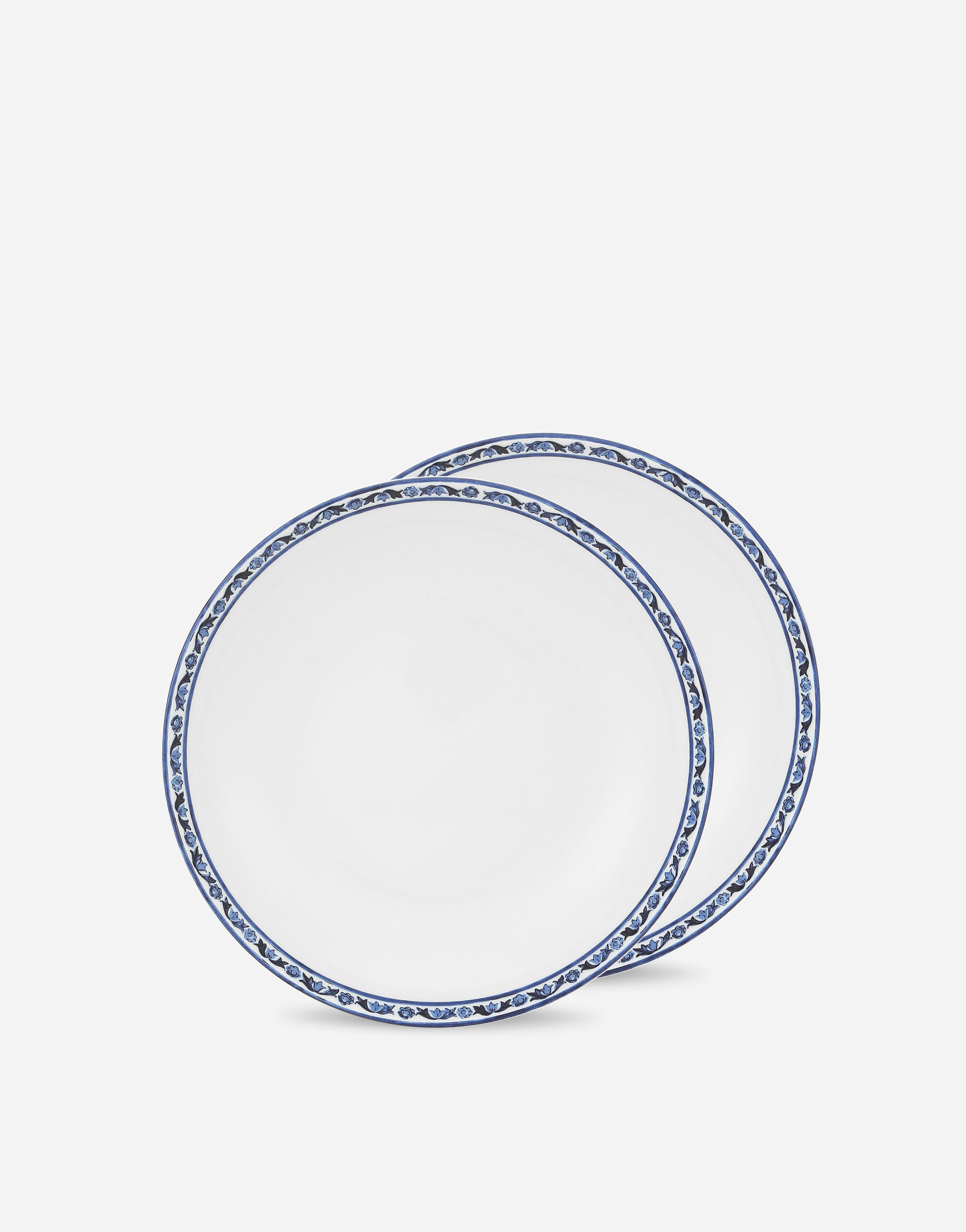 Designer dinner plates in porcelain | Dolce&Gabbana® Casa