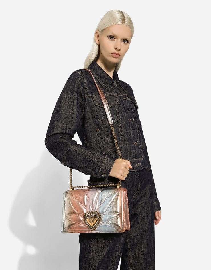 Large Devotion shoulder bag in Multicolor for Women | Dolce&Gabbana® US