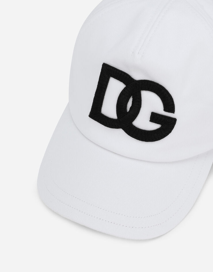 Baseball cap with DG logo patch in White for Boys | Dolce&Gabbana® US