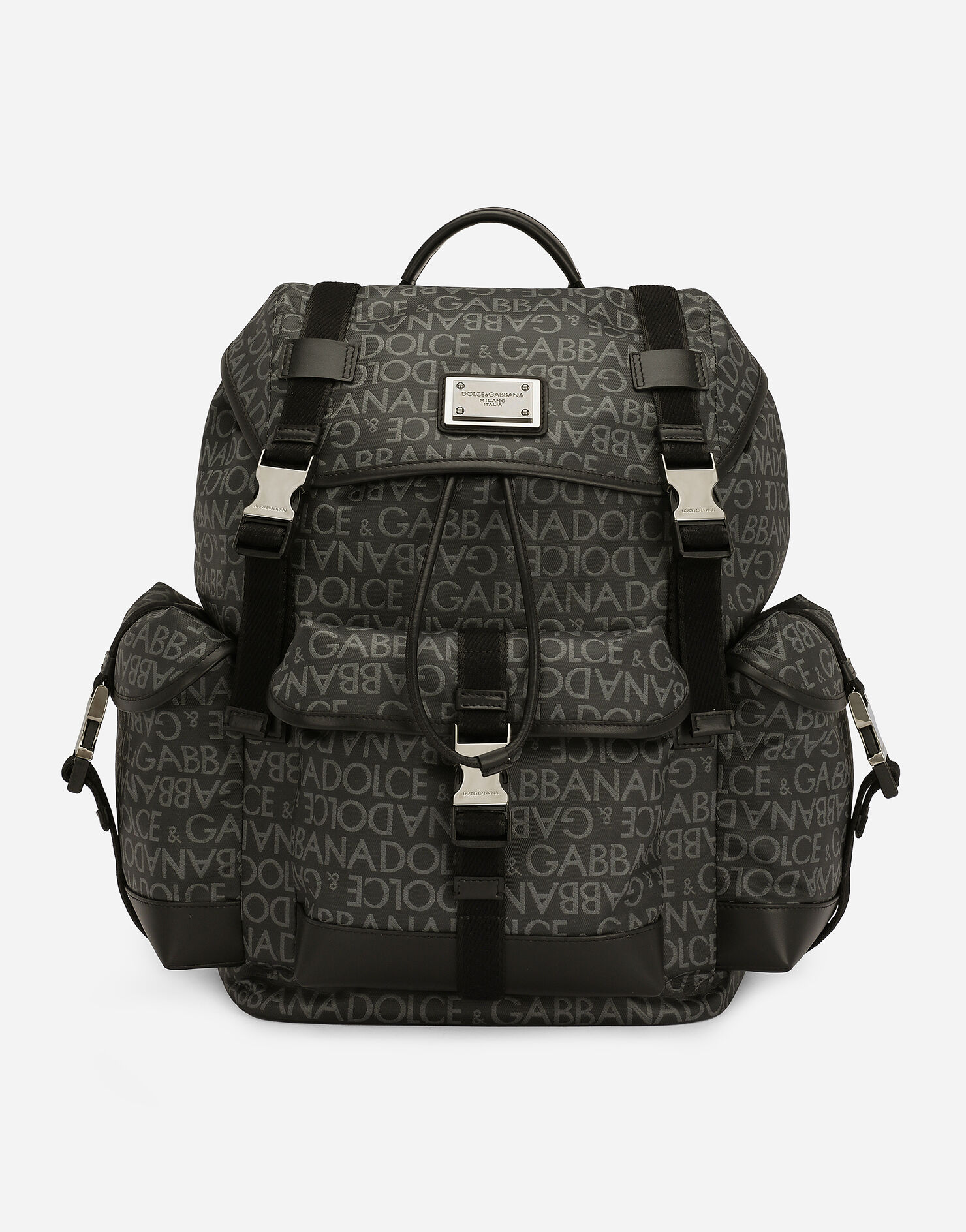 Coated jacquard backpack in Multicolor for Men | Dolce&Gabbana® US