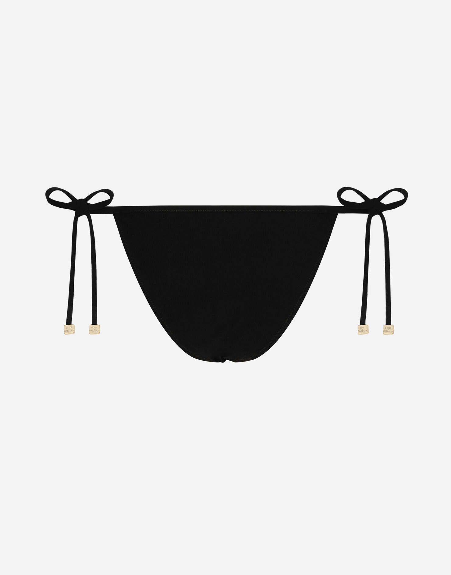 String bikini bottoms in Black for Women | Dolce&Gabbana® US