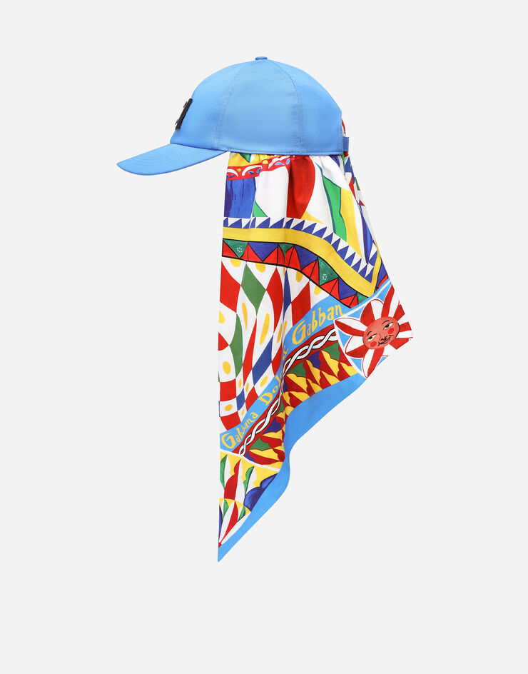 Baseball cap with Carretto-print scarf in Multicolor for for Men ...