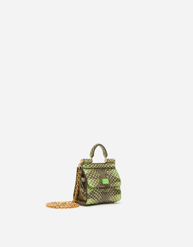 Sicily 58 micro bag in python-print elaphe