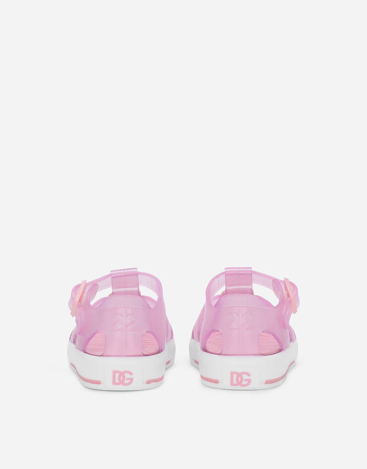 Rubber first steps sandals with DG logo in Multicolor for Boys | Dolce ...