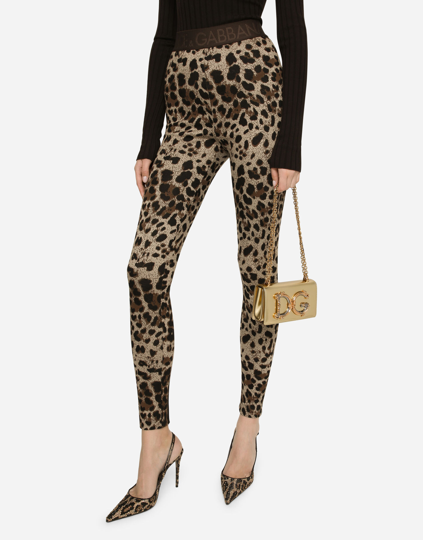 DG Girls phone bag in nappa mordore leather in Gold for Women | Dolce ...