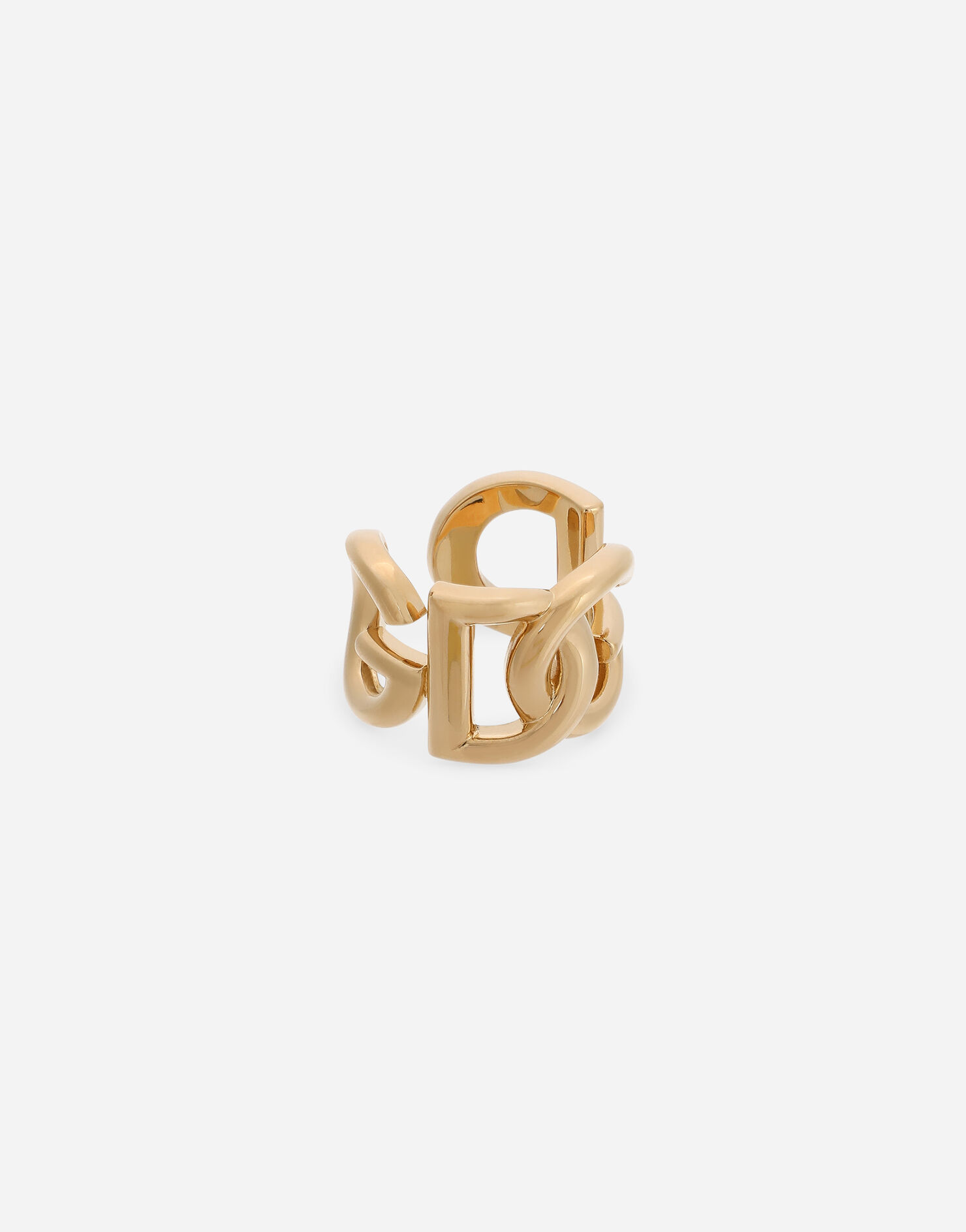 Open DG logo ring in Gold for Men | Dolce&Gabbana® US
