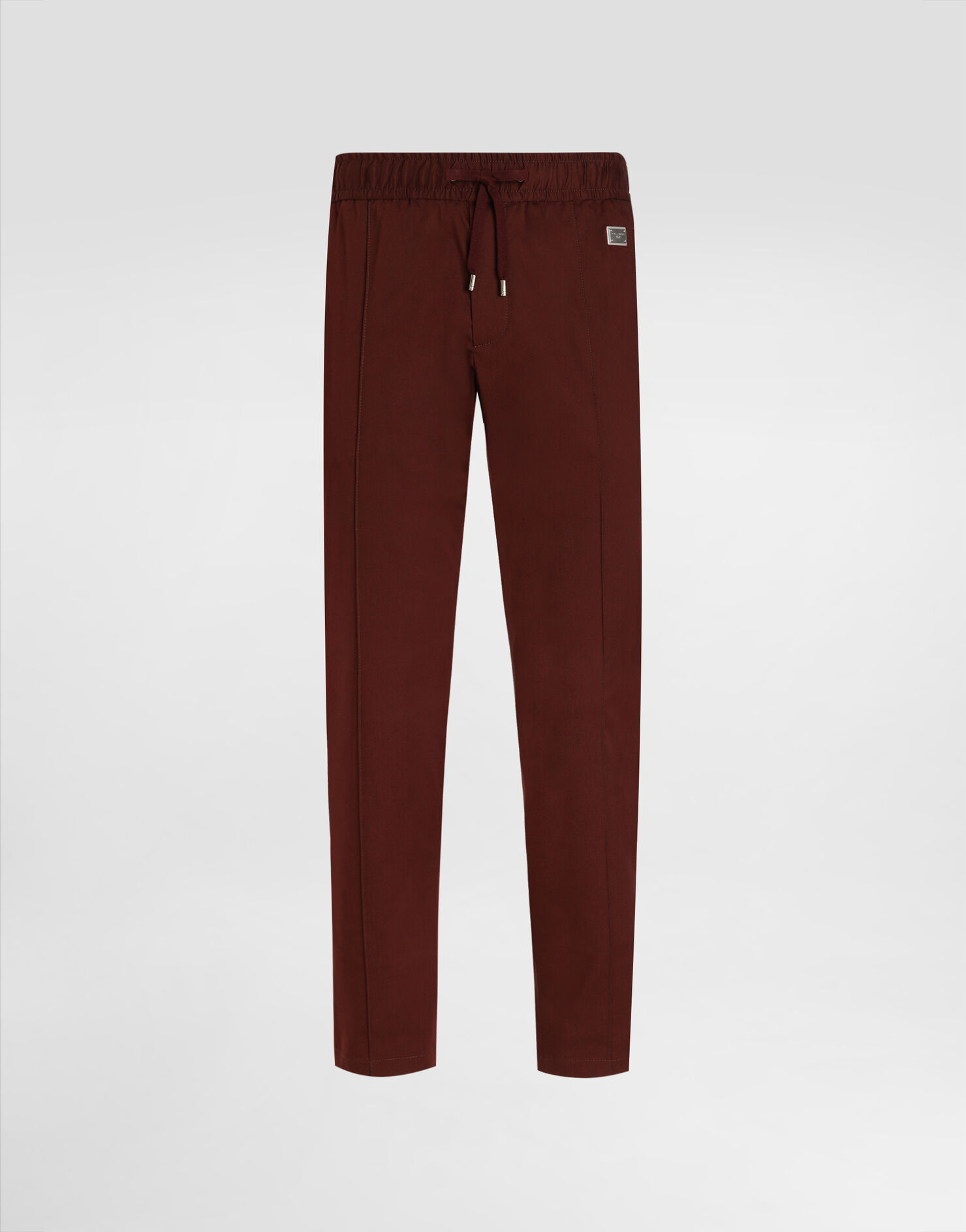Cotton jogging pants with tag in Multicolor for Men | Dolce&Gabbana® US