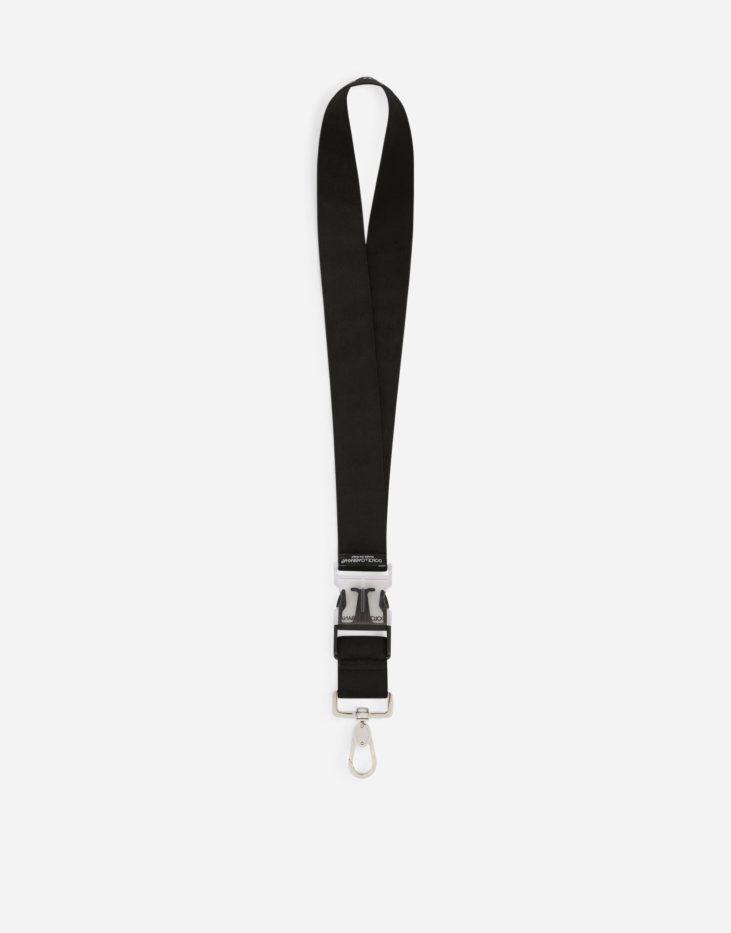 Tape key chain with Dolce&Gabbana logo in Black for Men | Dolce&Gabbana® US