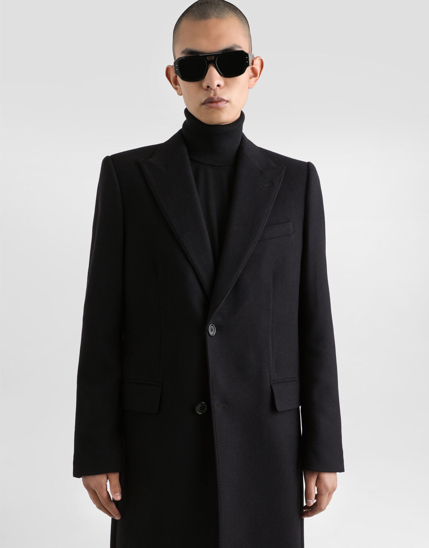 CAPPOTTO in Black for Men | Dolce&Gabbana® US