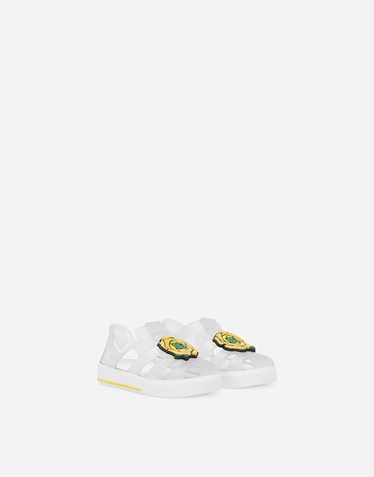 PVC sandals in Yellow for Girls | Dolce&Gabbana® US