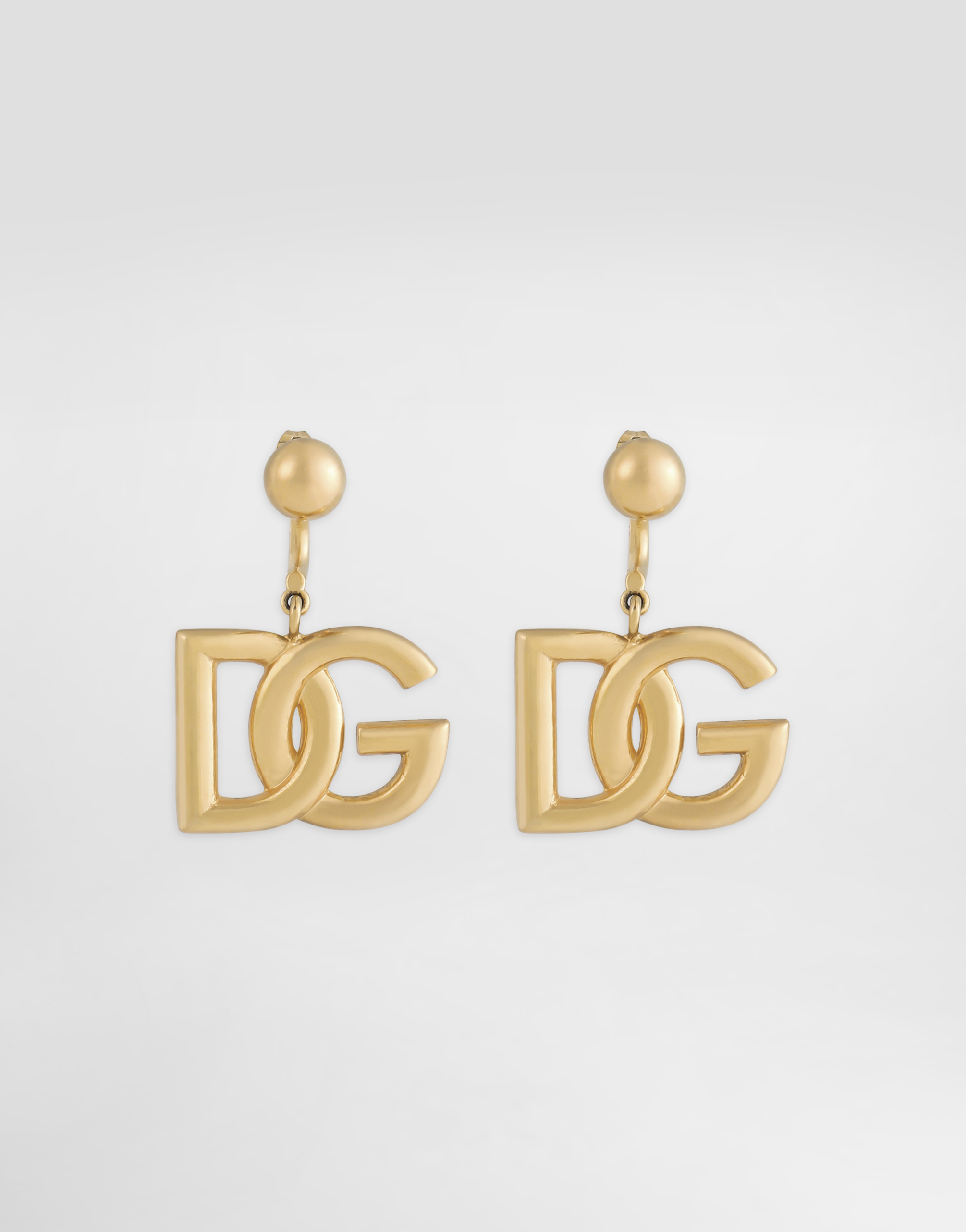 DG logo earrings in Gold for Women | Dolce&Gabbana®
