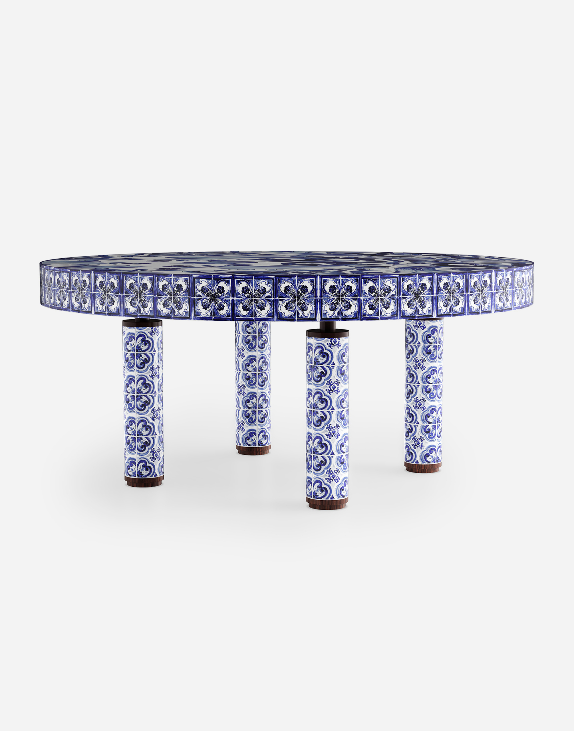 Aurora Coffee and Side Table in Multicolor | Dolce&Gabbana®